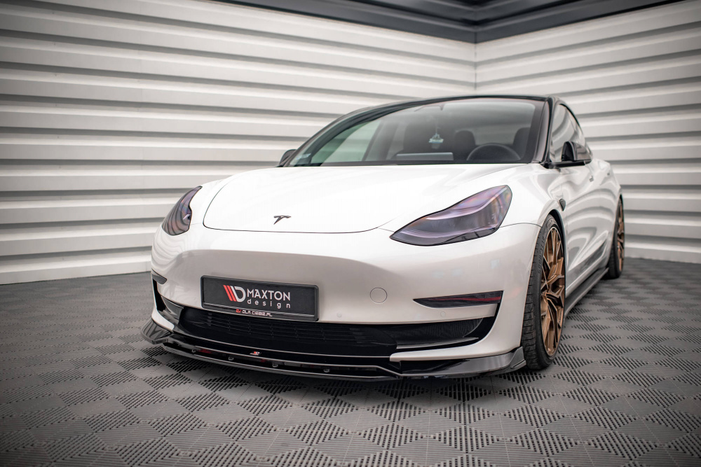 Maxton Tesla Model 3 FRONT SPLITTER V.3 - Koolart